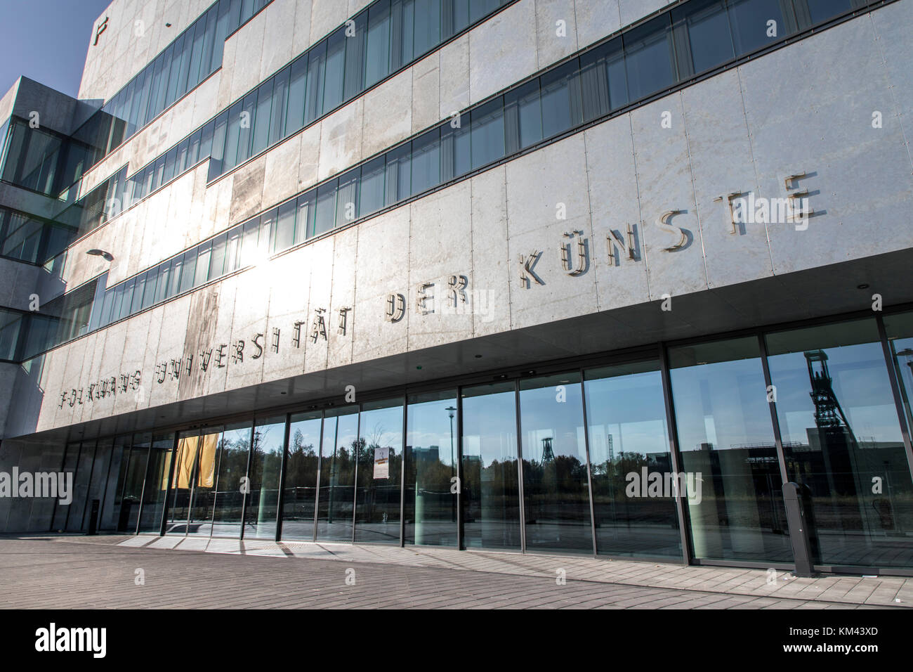 New building of the Folkwang University of the Arts, on the grounds of ...