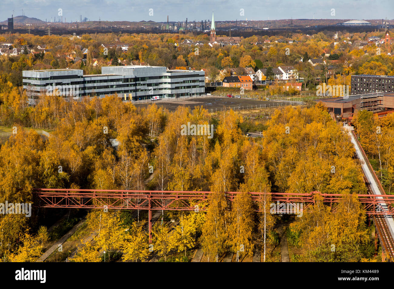 New building of the Folkwang University of the Arts, on the grounds of ...