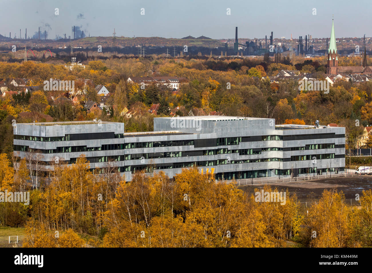 New building of the Folkwang University of the Arts, on the grounds of ...