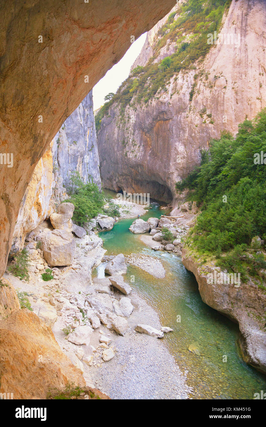 Gorges du Verdon, Provence-Alpes-Cote d'Azur, Provence, France Stock ...