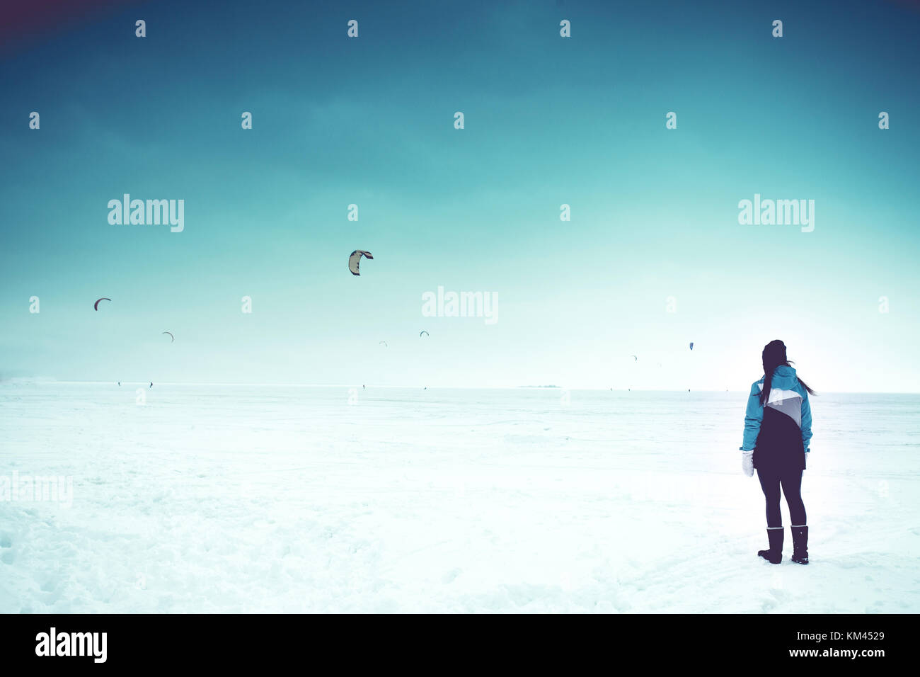 Woman silhouette sad hi-res stock photography and images - Alamy