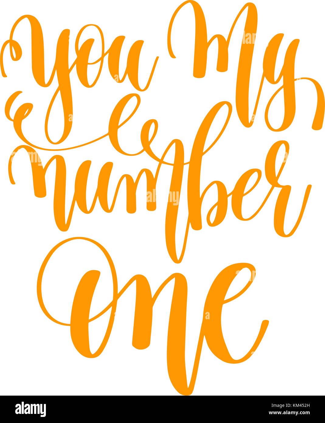 Number one word Stock Vector Images - Alamy