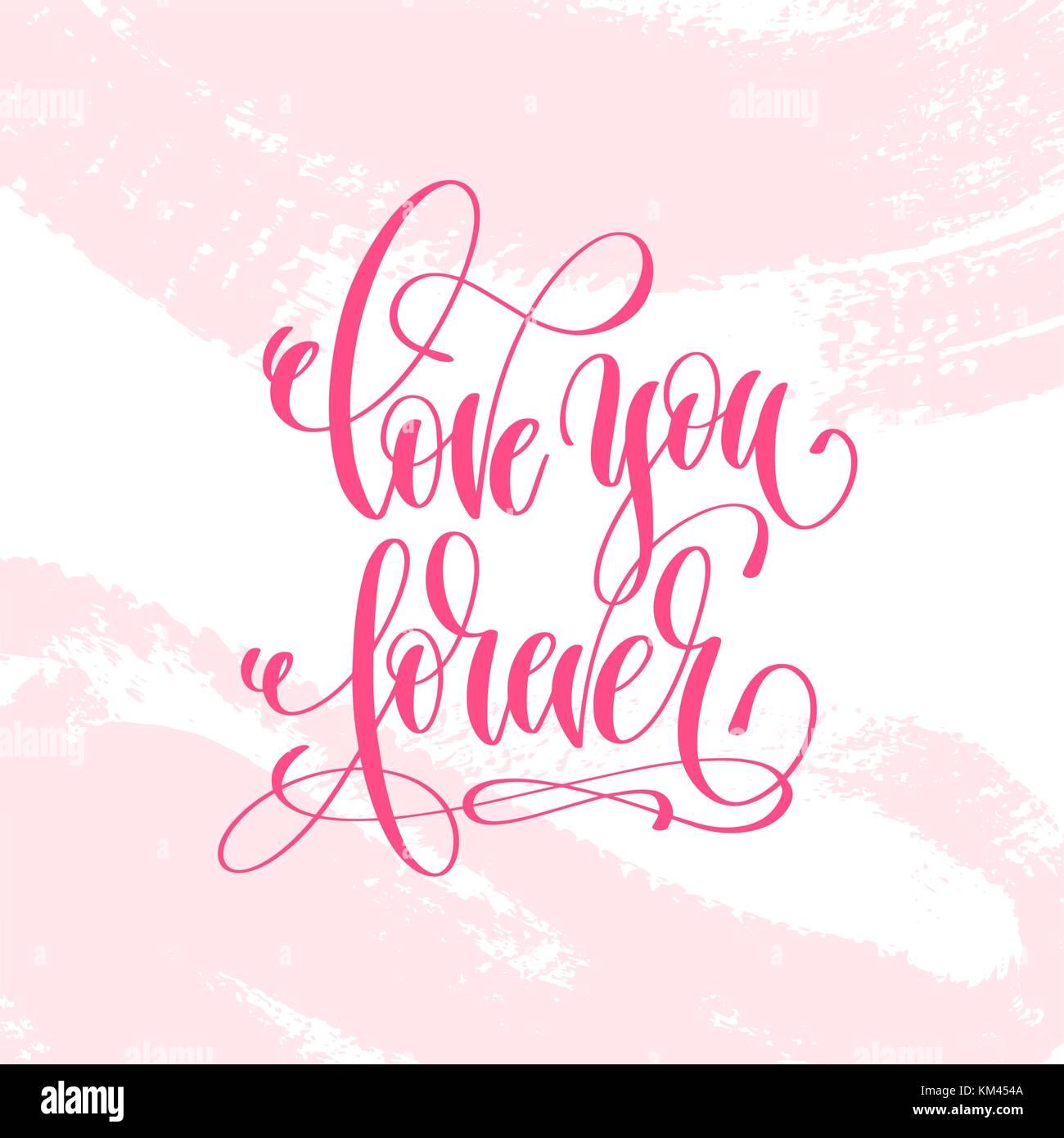 Always Forever Hand Lettering Design High Resolution Stock Photography ...