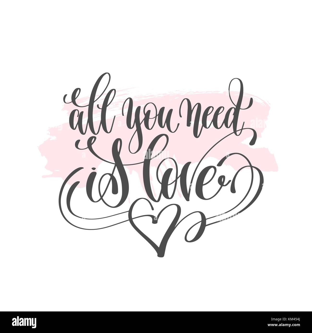 All we need is love banner Stock Vector Images - Alamy