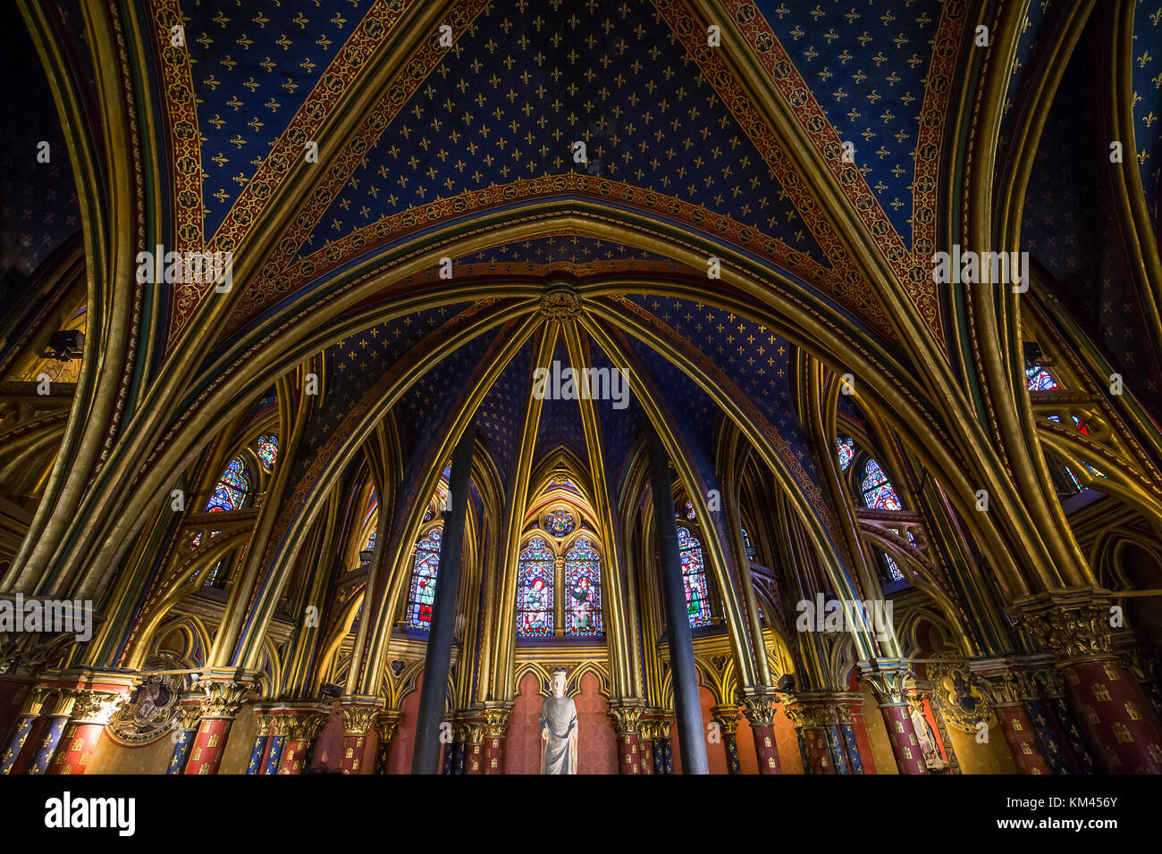 PARIS, FRANCE, MARCH 16, 2017 : Interiors and architectural details of ...