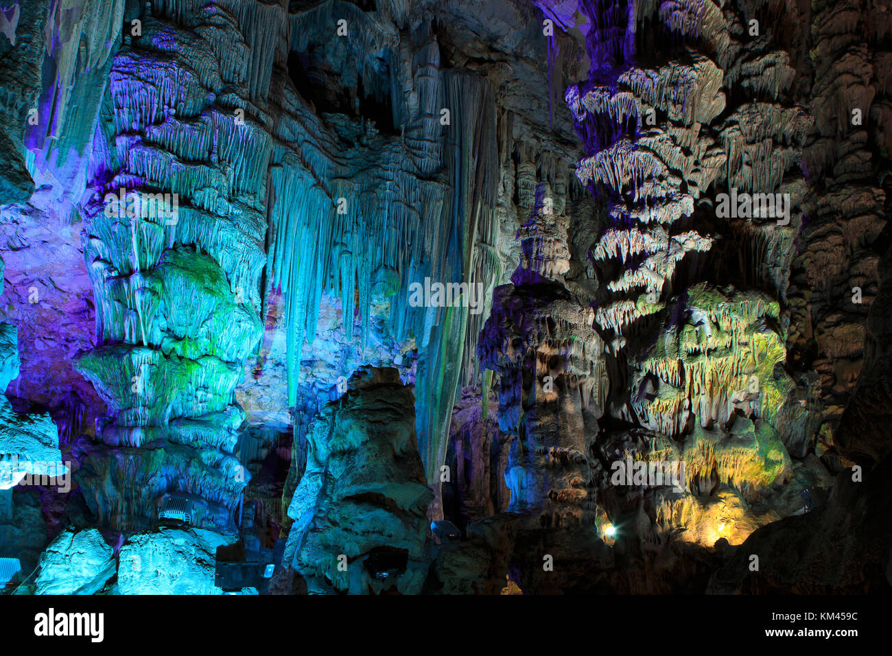 Saint Michael's Cave at the Rock of Gibraltar Stock Photo - Alamy