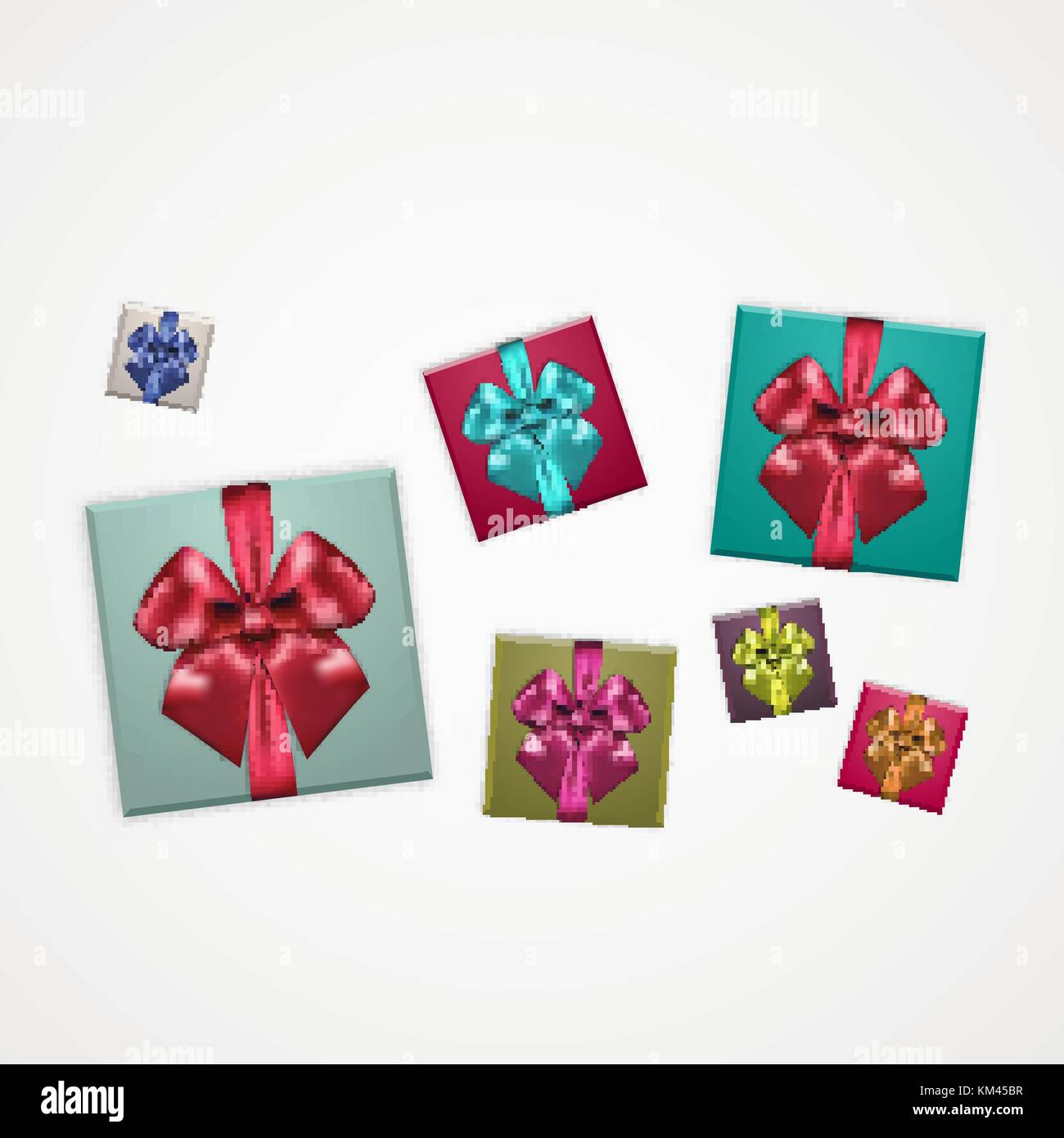Gift boxes Vector illustration Stock Vector Image & Art - Alamy