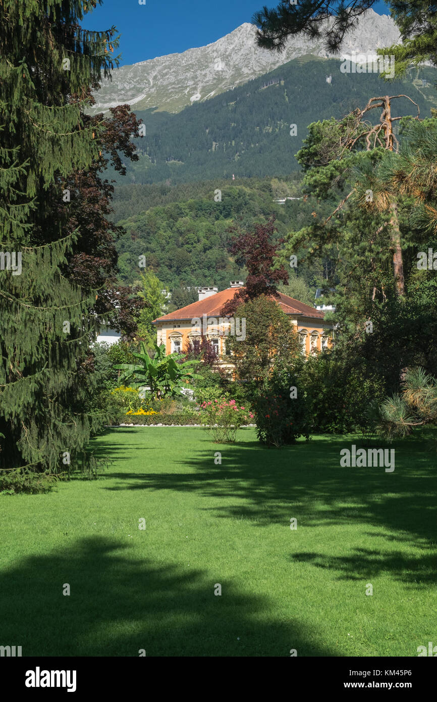 Innsbruck, Austrla. Botanical Gardens Stock Photo - Alamy