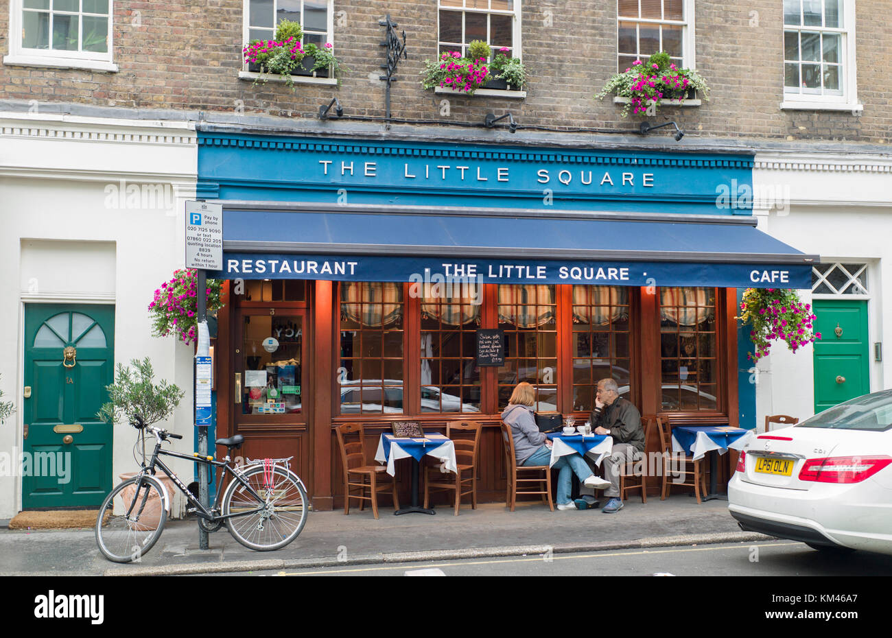 London city The Little Square restaurant nestled in the heart of ...