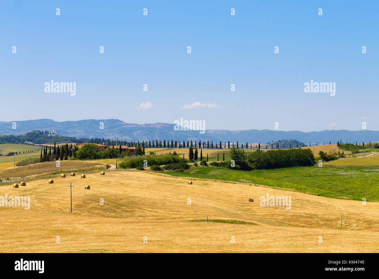 Tuscany hills landscape, Italy. Rural italian panorama Stock Photo - Alamy
