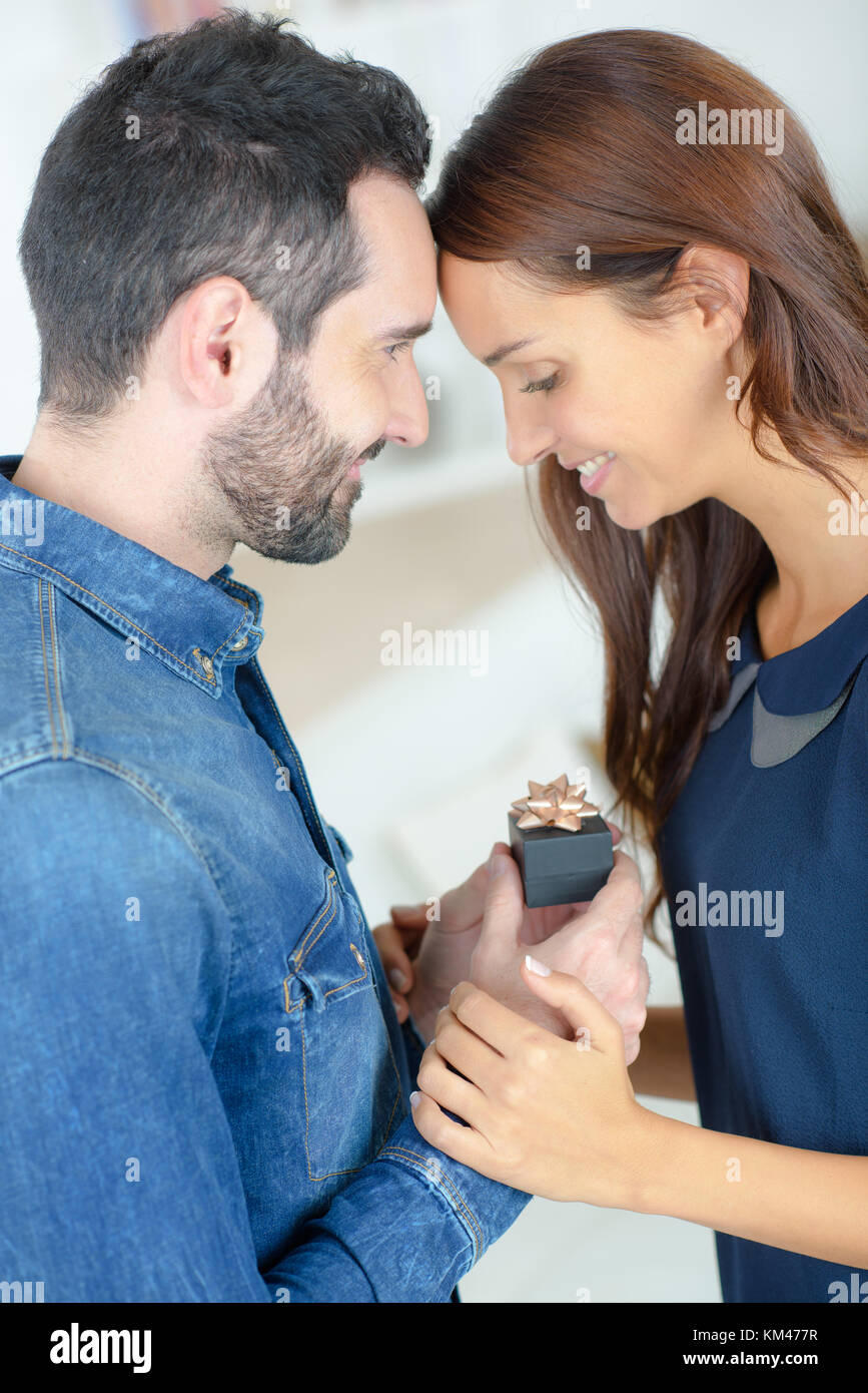 giving the proposal Stock Photo - Alamy