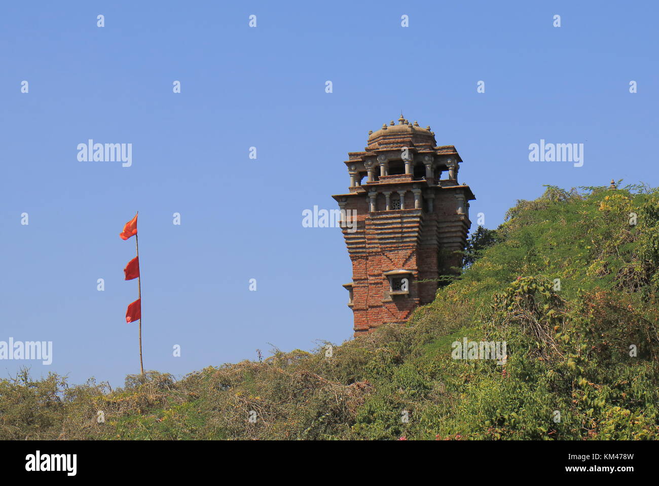 Moti Magri fortress Udaipur India Stock Photo - Alamy