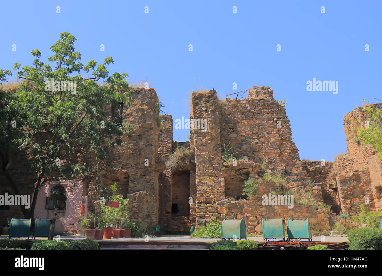 Moti Magri fortress Udaipur India Stock Photo - Alamy