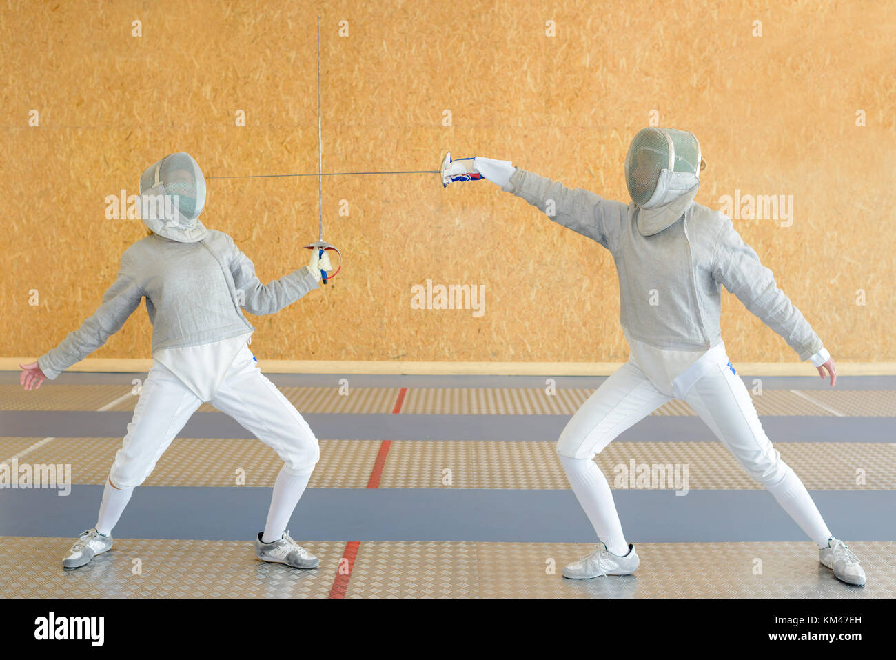 Fencing match hi-res stock photography and images - Alamy