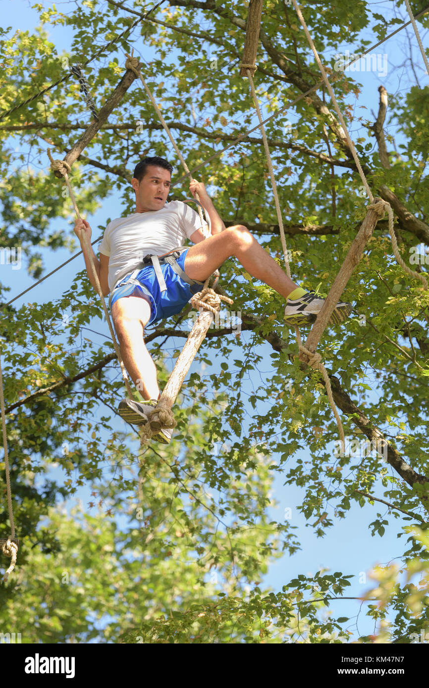 Suspended rope hi-res stock photography and images - Alamy