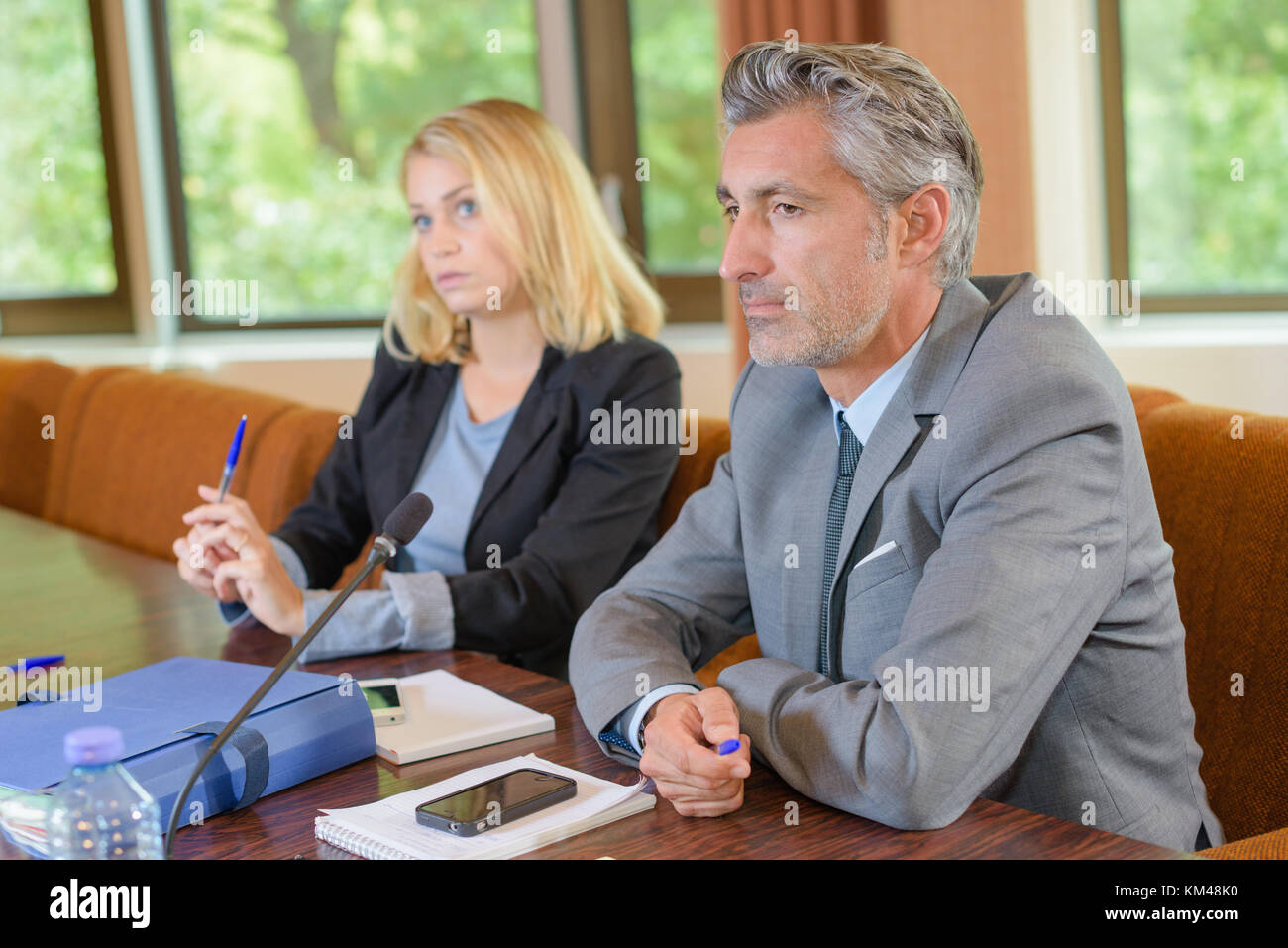 at a conference Stock Photo - Alamy