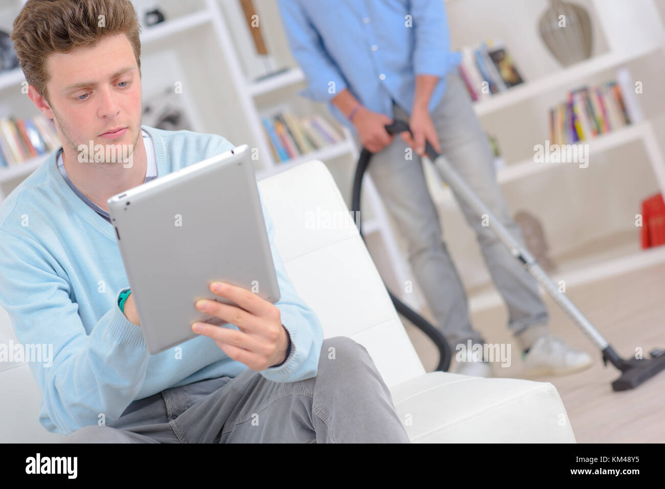addiction to technology Stock Photo - Alamy
