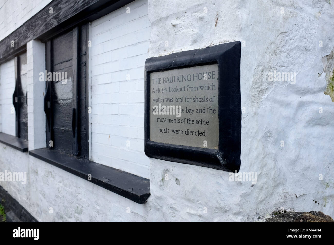 The Baulking House in St Ives Cornwall UK which is a huers lookout ...