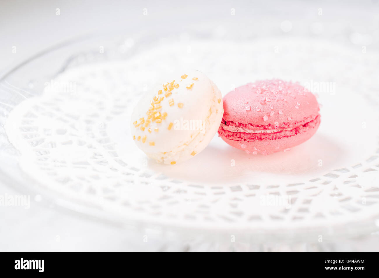 Typical and colorful french macaroons pastries Stock Photo - Alamy