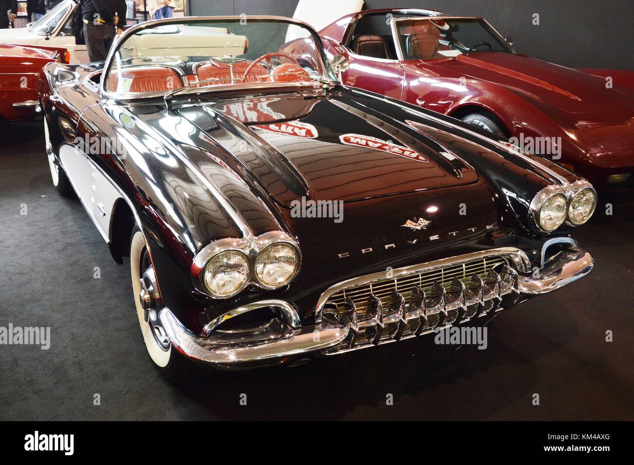 Chevrolet Corvette at Vintage car Padova, Italy - oct 25 2015 Stock ...