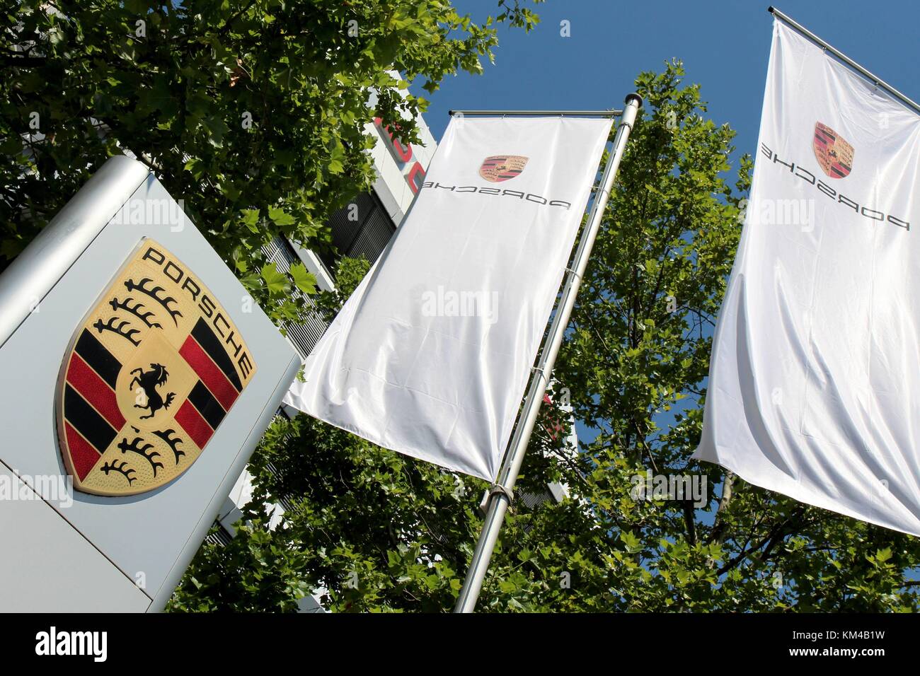 Germany: Porsche AG global headquarters in Stuttgart Photo from 17 July ...