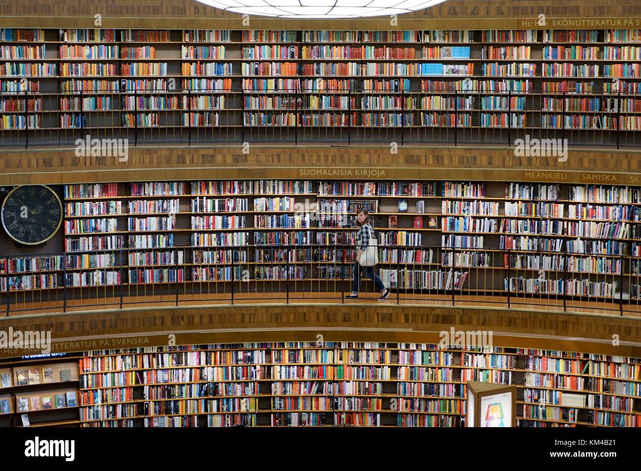 Sweden: The inside of Stockholm Public Library. Photo from 15. July ...