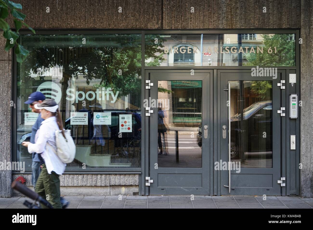 Sweden: Headquarters of the music streaming service Spotify in ...