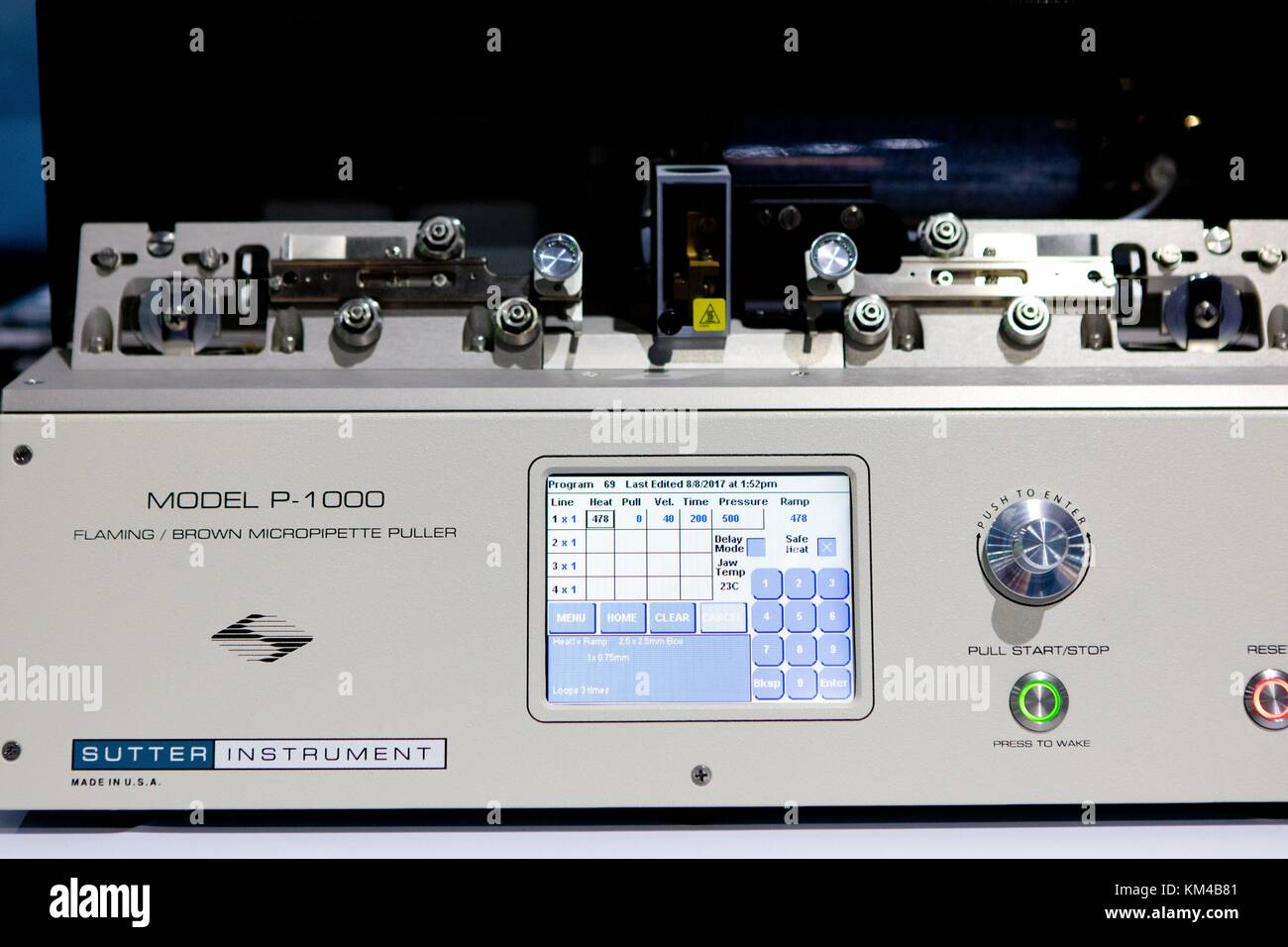 The Sutter Instrument, a device to manufacture Mikropipette from ...