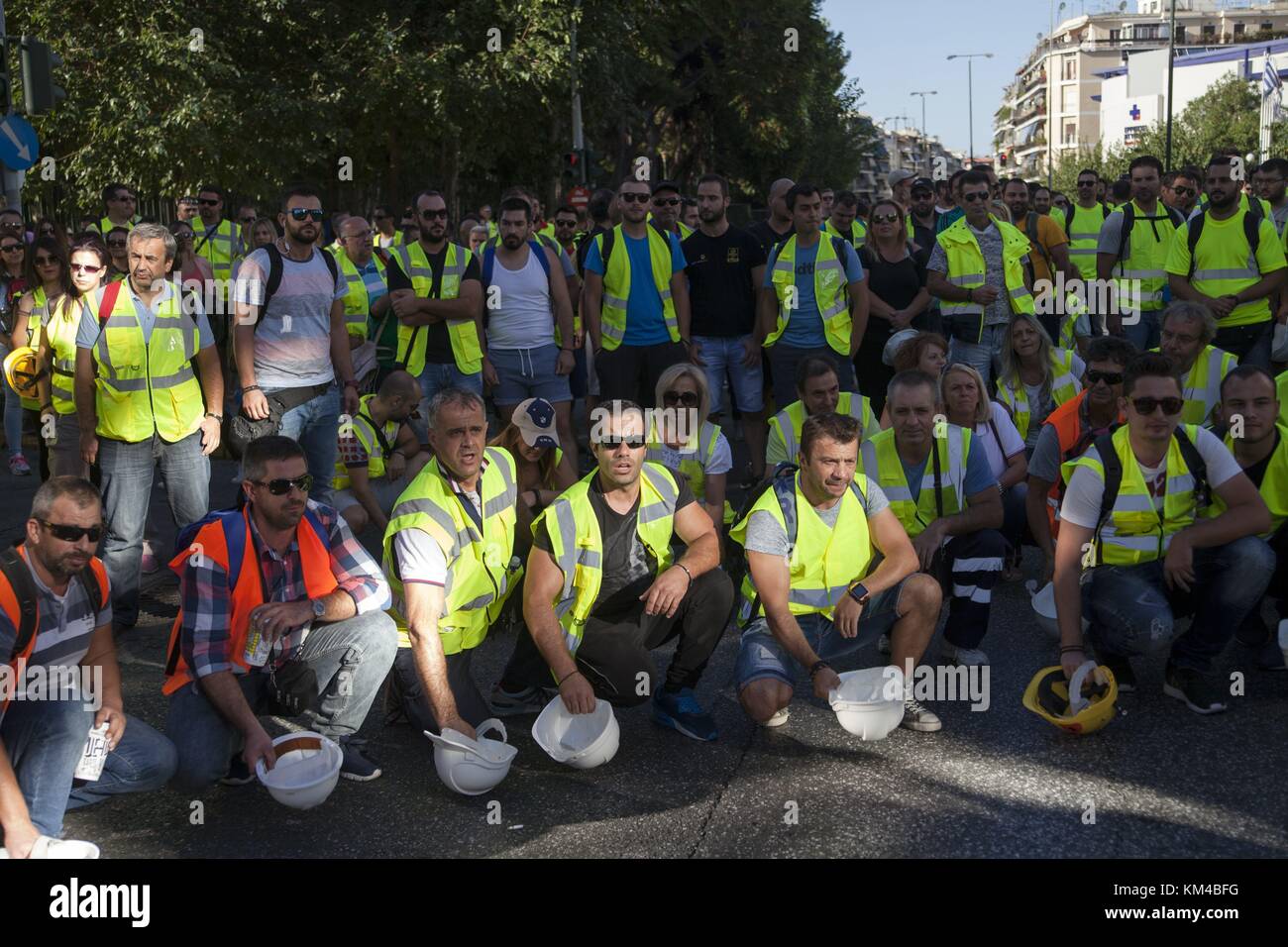 Employees of Canadian mining company Eldorado Gold protest against ...