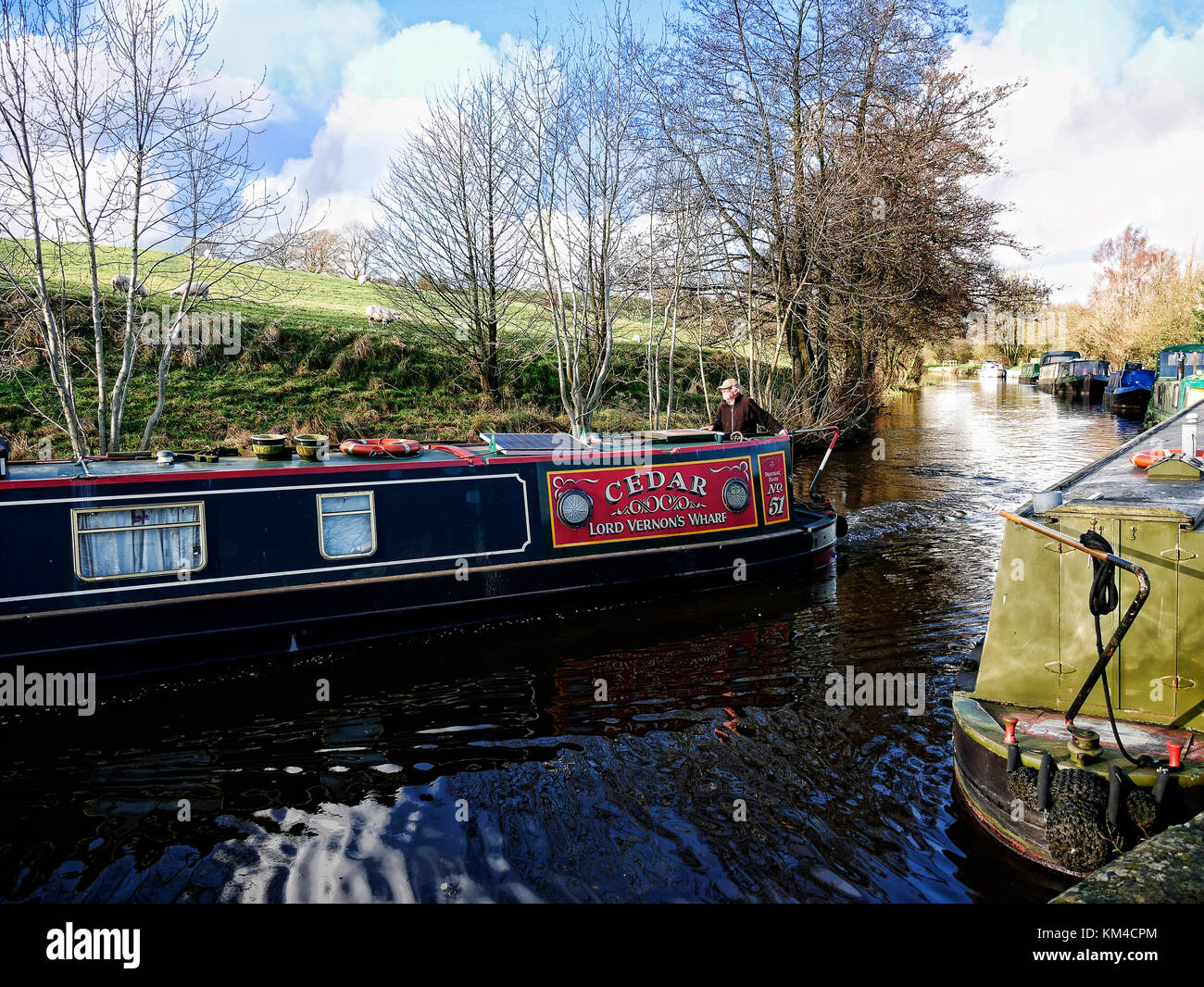 Salterforth England. The Leeds Liverpool Canal at Salterforth in the ...