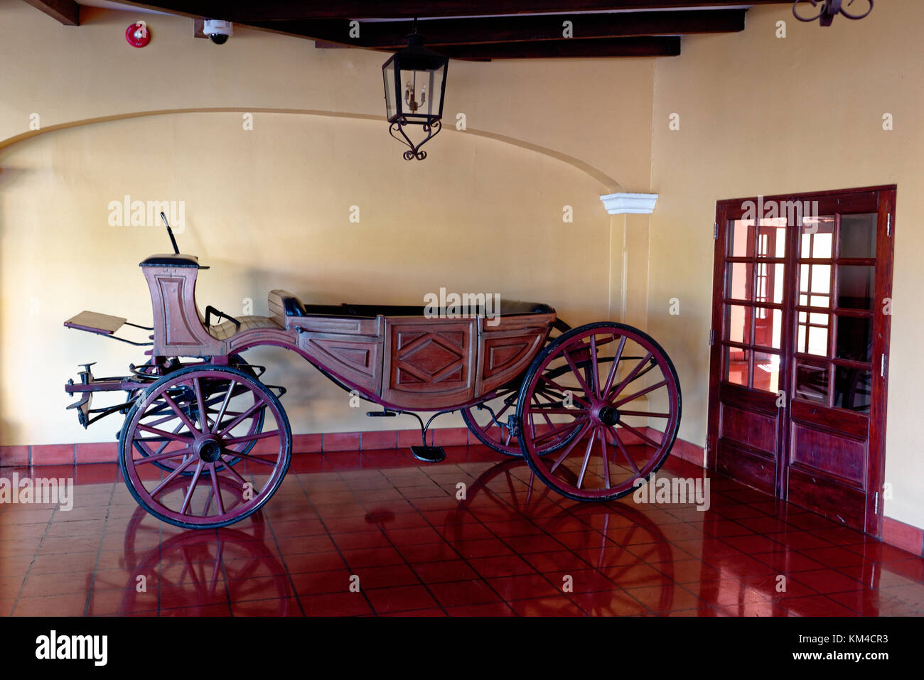Display wagon and wheels at the San Jose Marriott Costa Rica Stock ...