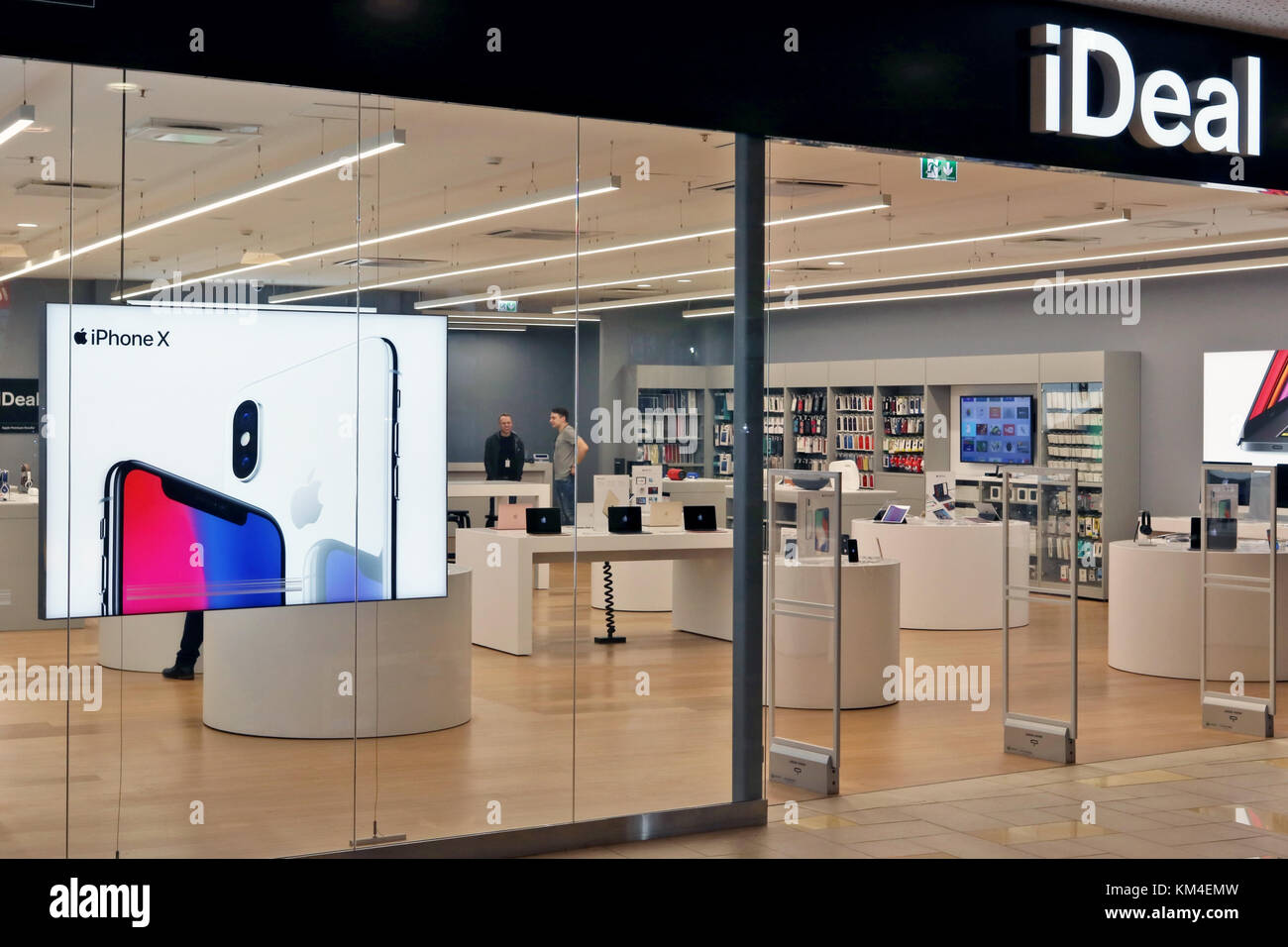 VILNIUS, LITHUANIA - NOVEMBER 25, 2017: The first Lithuanian store ...