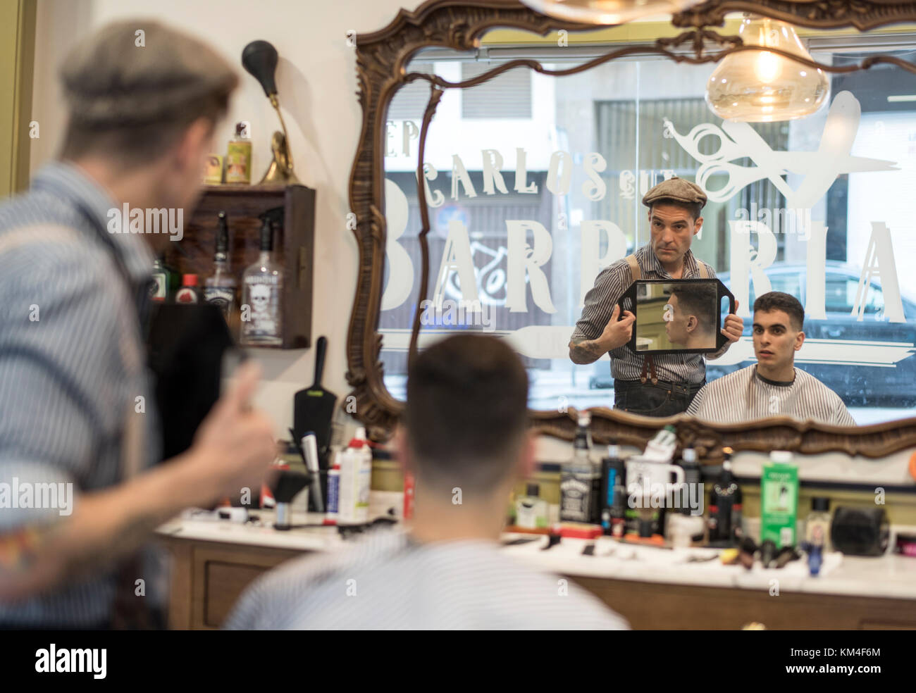 Barber shop broom hi-res stock photography and images - Alamy