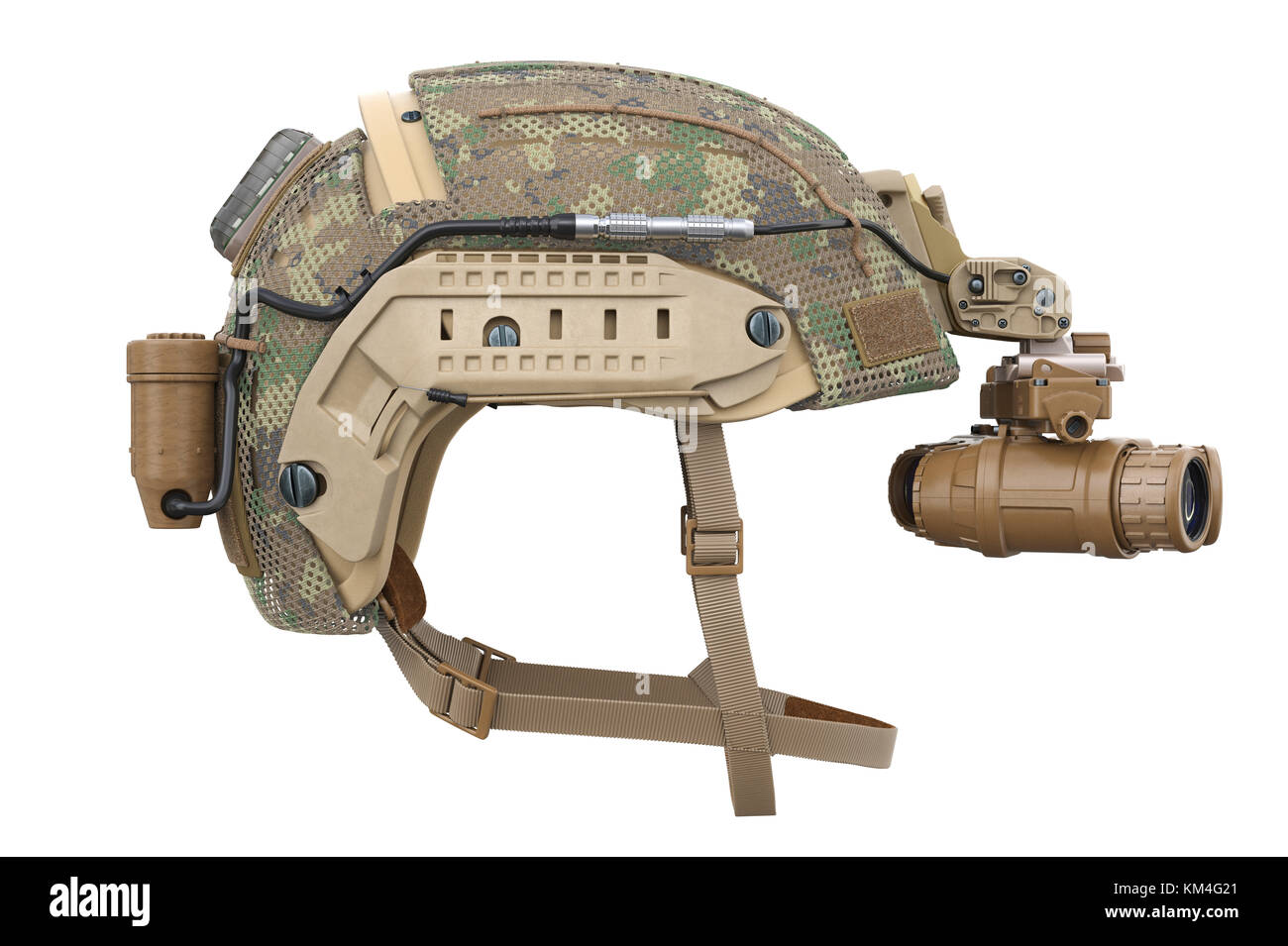 Helmet vision device, side view Stock Photo - Alamy