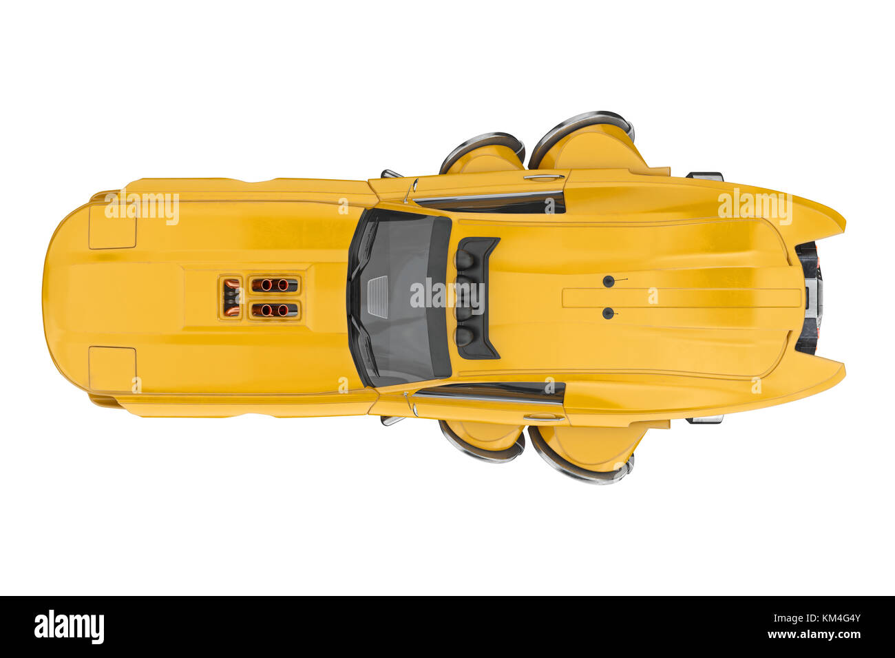 Future concept auto, top view Stock Photo - Alamy
