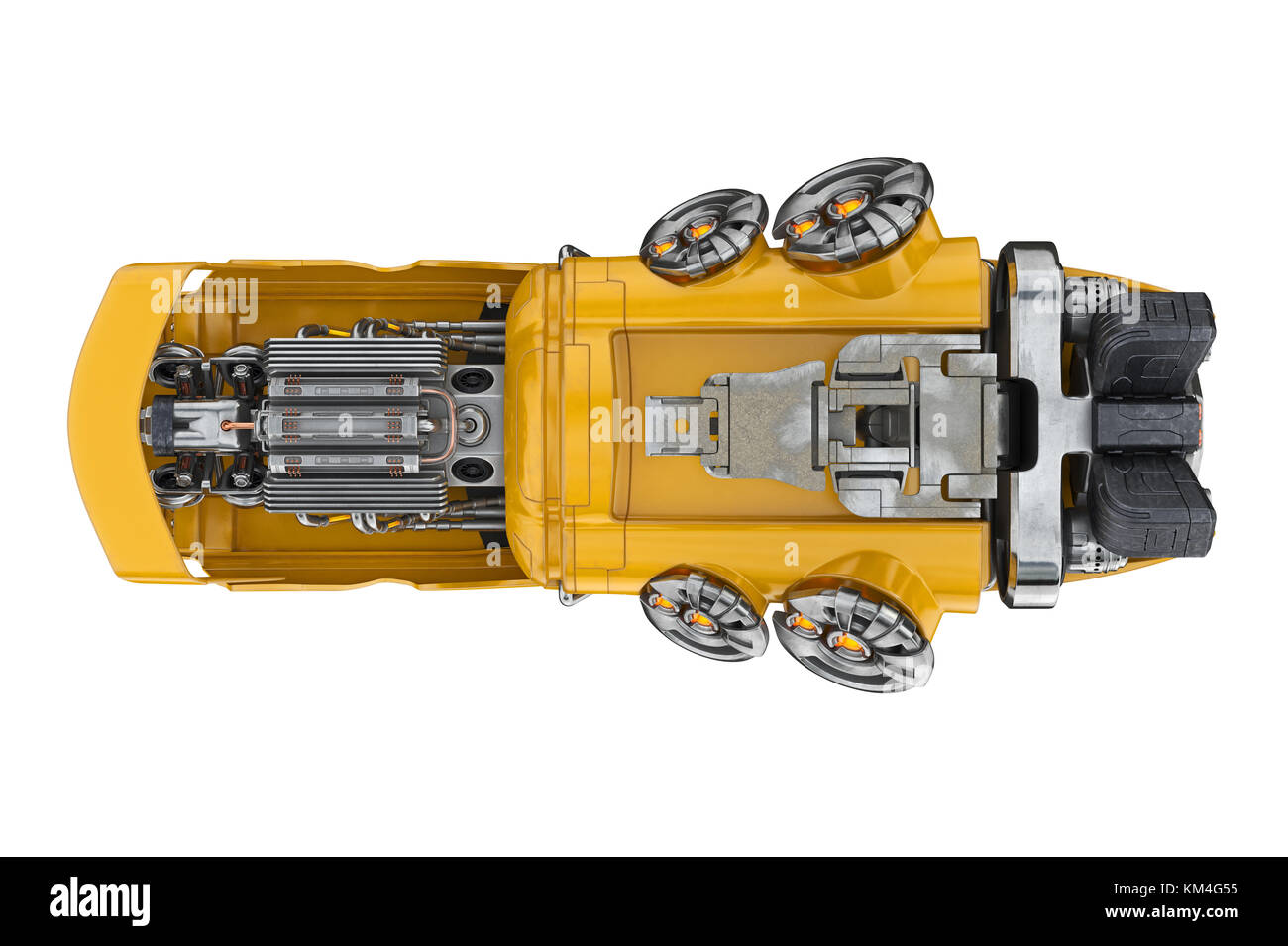 Flying vehicle view Cut Out Stock Images & Pictures - Alamy