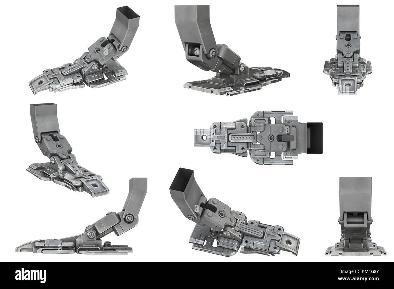 Sci-fi robot leg set Stock Photo - Alamy