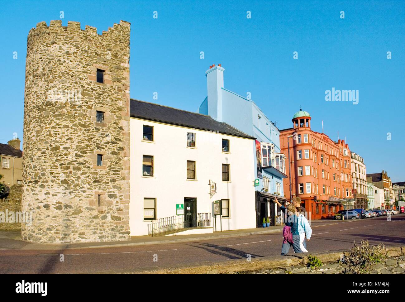 Bangor harbour near Belfast County Down Northern Ireland. Centuries ...