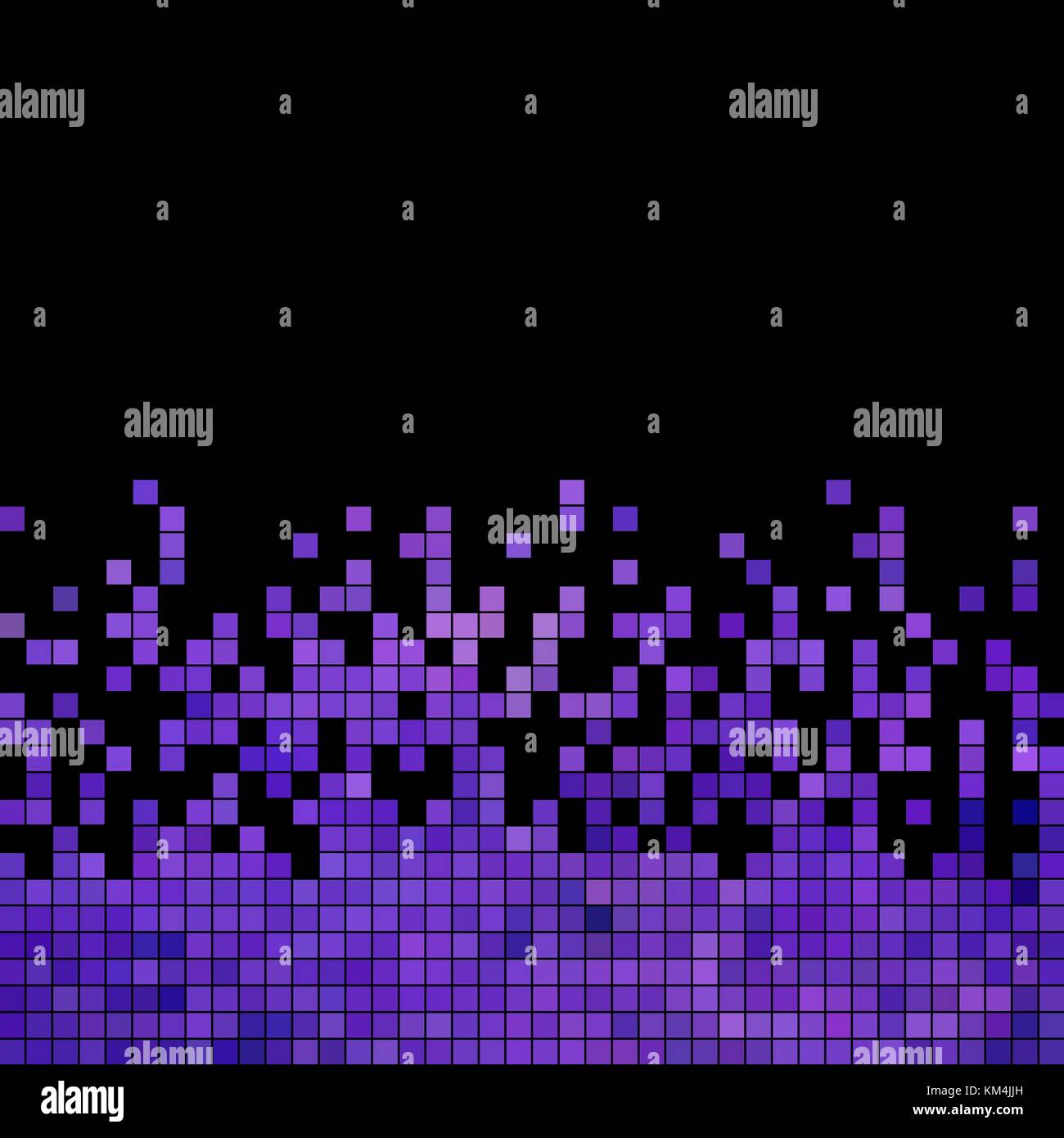 abstract vector square pixel mosaic background - violet Stock Vector ...