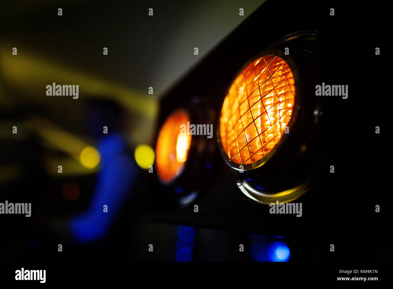 Bright yellow studio lamps hi-res stock photography and images - Alamy