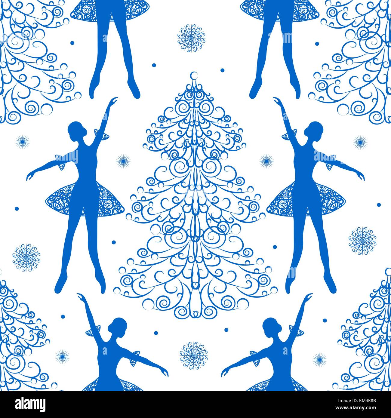 Winter dance Stock Vector Images - Alamy