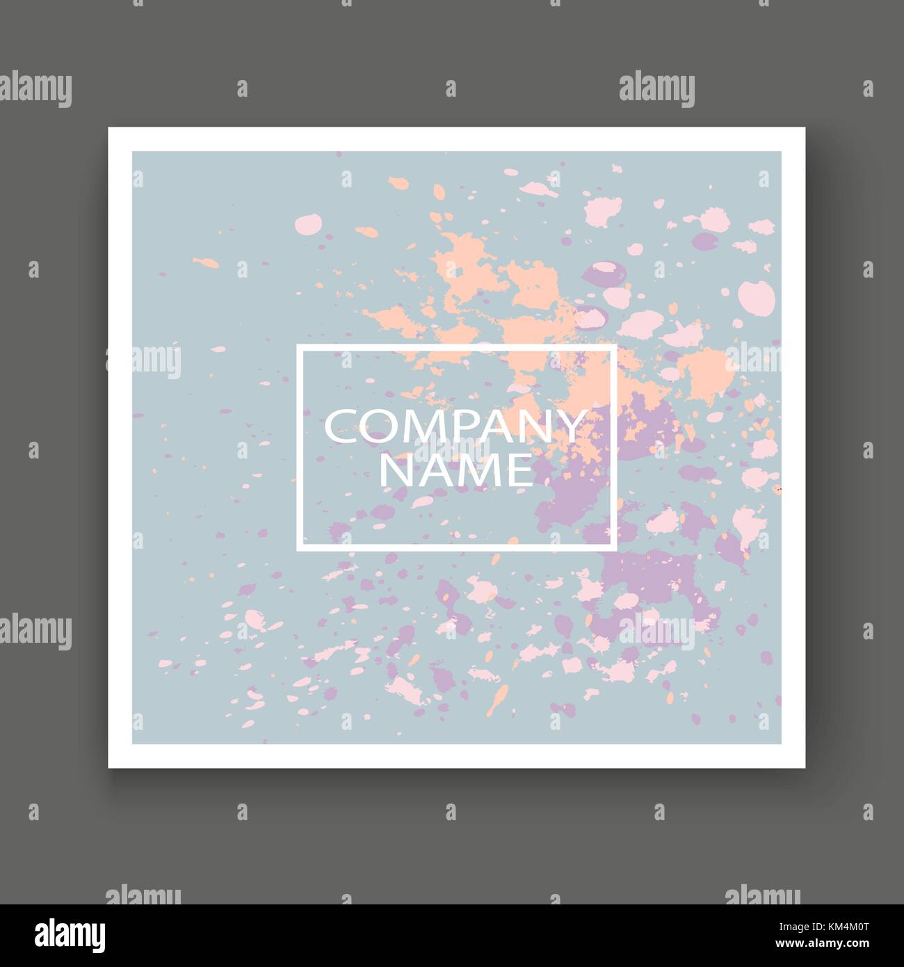Neon pastel explosion paint splatter artistic cover frame design ...