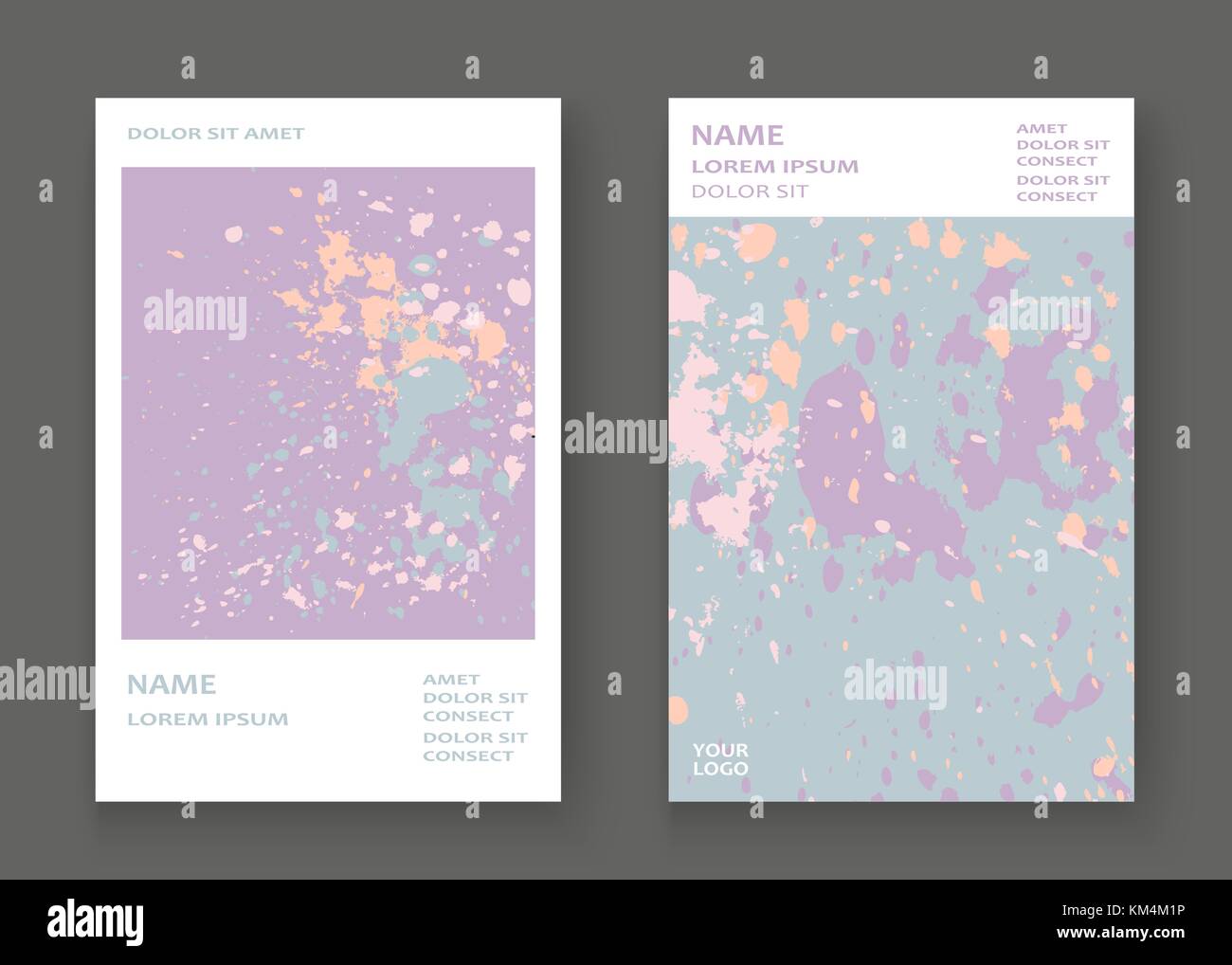 Neon pastel explosion paint splatter artistic cover frame design ...