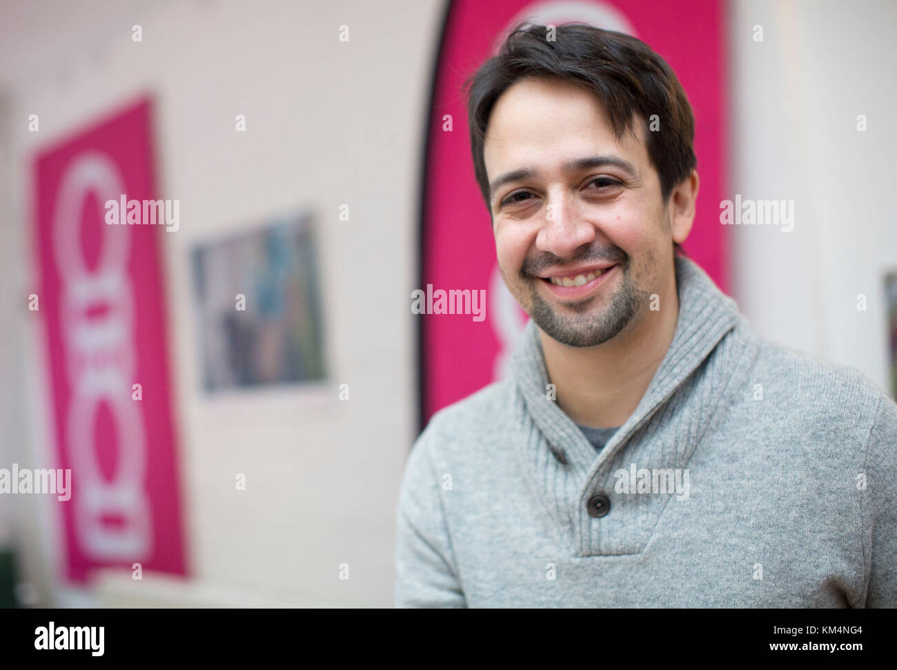 American actor and composer Lin-Manuel Miranda, creator of the hit ...