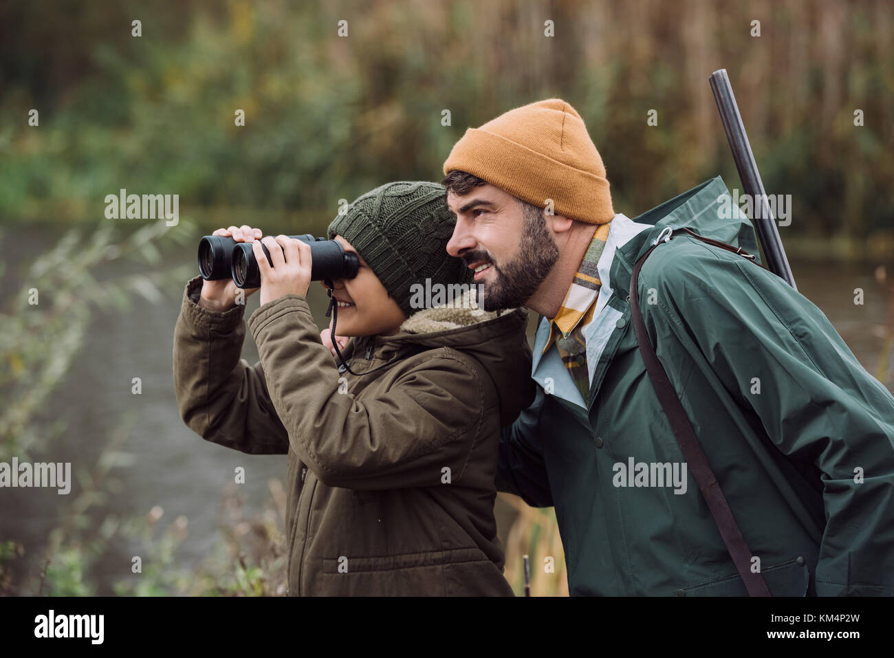 Boy bird hunt hi-res stock photography and images - Alamy