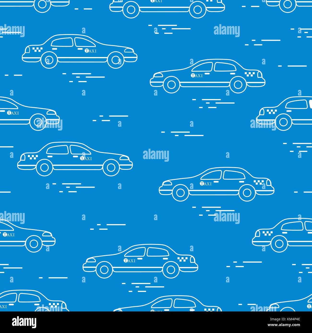 Taxi pattern. Design for announcement, advertisement, banner or print ...