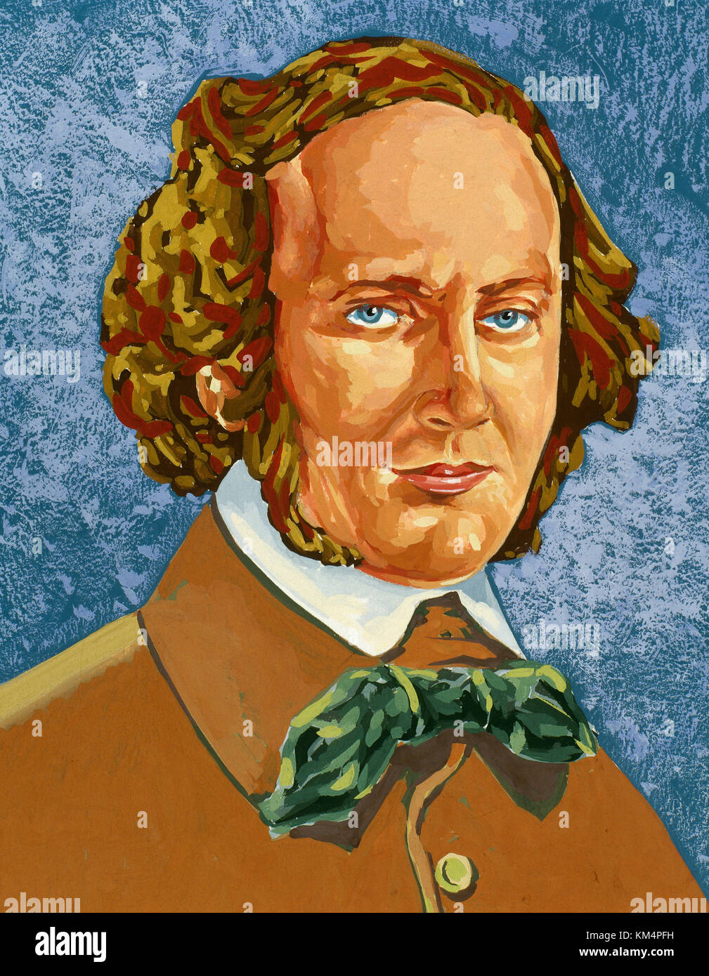 Felix mendelssohn 1809 1847 german composer hi-res stock photography ...