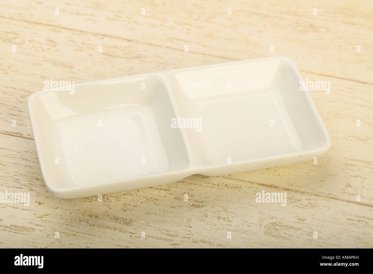Empty plate for home or restorant over wooden background Stock Photo ...