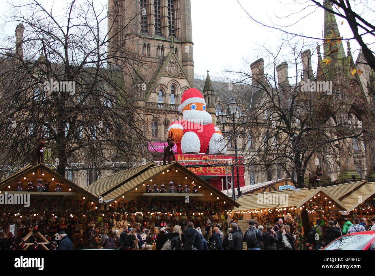 Manchester Christmas Market Stock Photo - Alamy