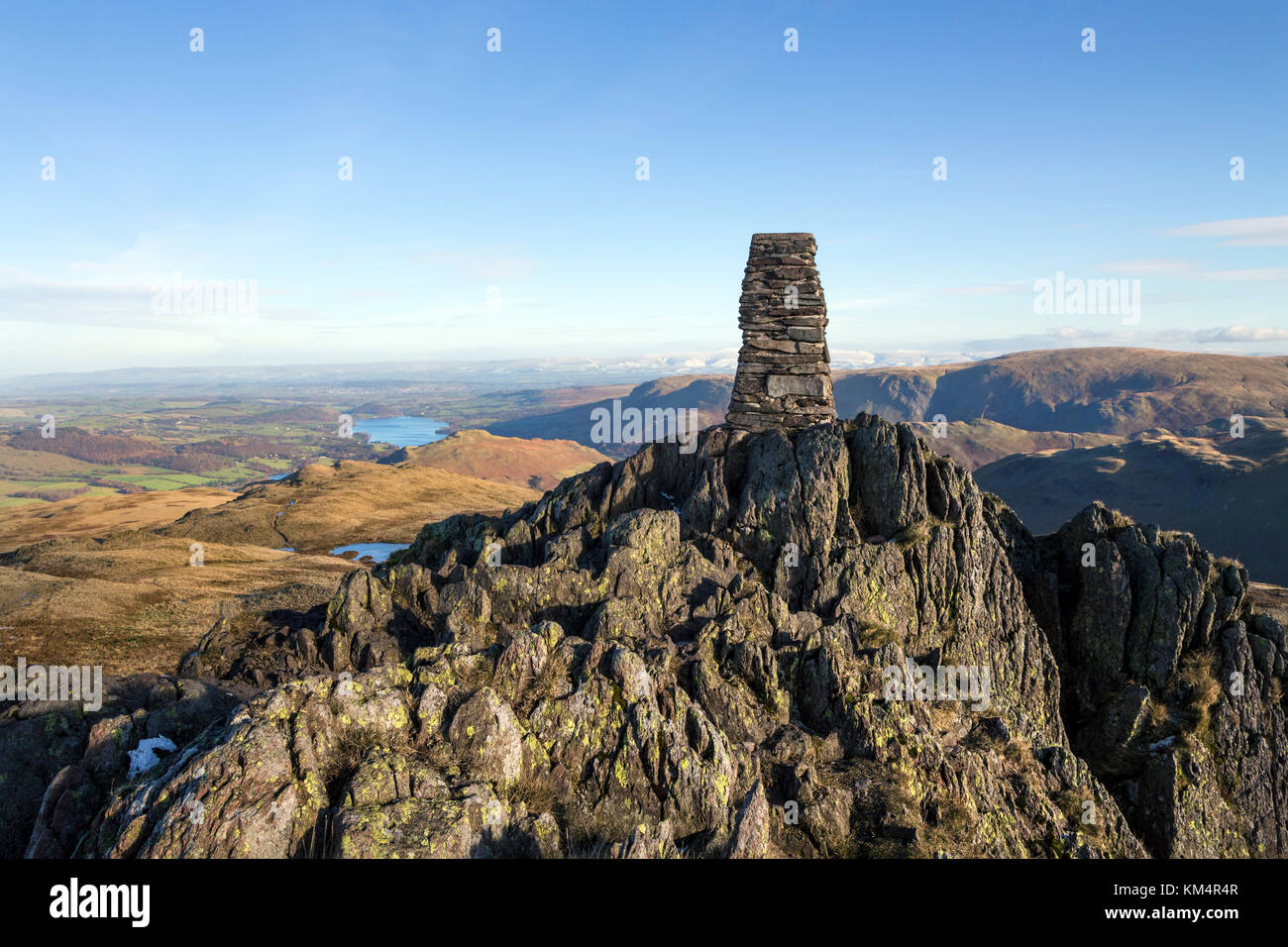 Trig point triangulation scene view hi-res stock photography and images ...